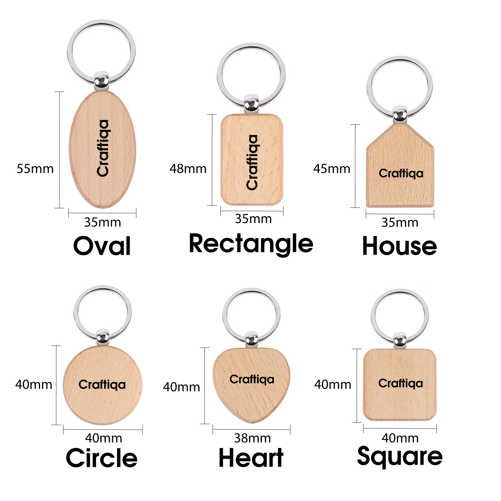 Personalised Engrave Wooden Keychain - Personalised Gifts | Engraving ...